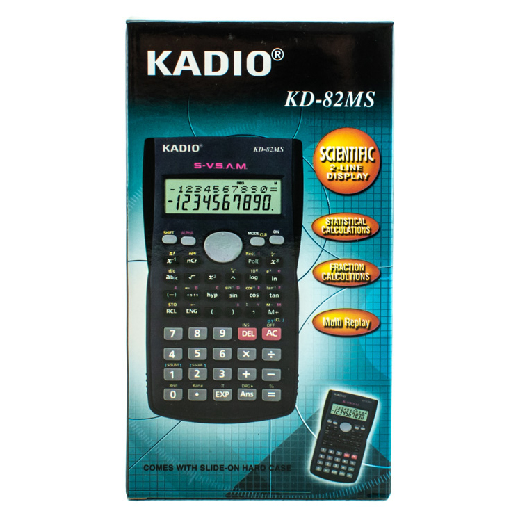 Калкулатор, Математички, 12 бројки, Двореден, BG, KADIO, KD-82MS ...